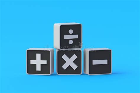 Financial Audit Mathematical Symbols On Buttons Stock Illustration