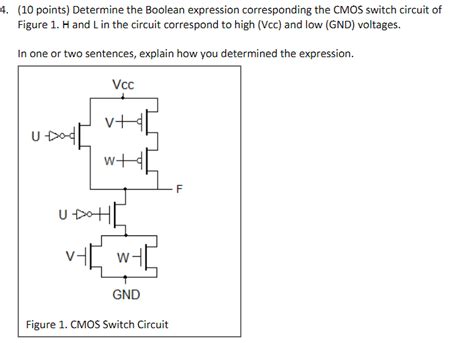 Solved 4 10 Points Determine The Boolean Expression Chegg Com