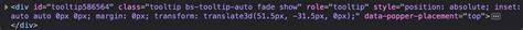 Tooltips Show In Wrong Position When Hovered From Above On Safari