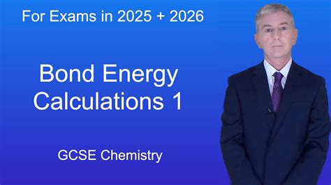 Gcse Chemistry Revision Bond Energy Calculations Youtube