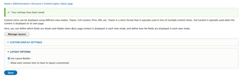 Create A Flexible Layout For A Content Type Drupal 8 Drupal 9
