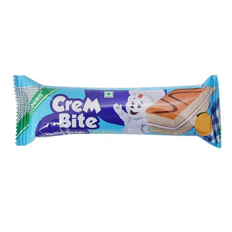 Modern Crem Bite Vanilla Layer Cake Eggless 27 Gm Pack Fetch N Buy