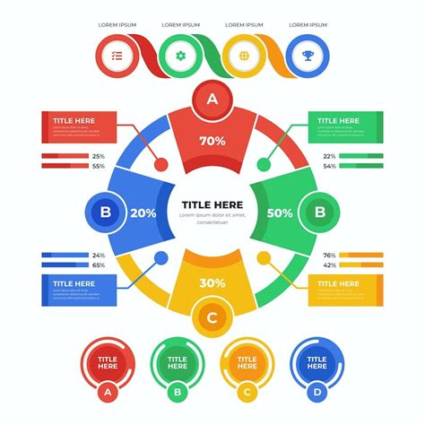 12 페이지 원형 표 이미지 Freepik에서 무료 다운로드
