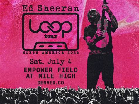 Ed Sheeran Empower Field At Mile High
