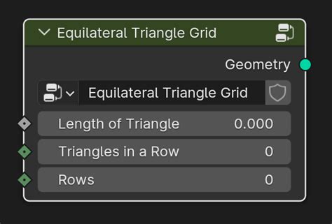 How To Make An Equilateral Triangle Grid With Geometry Nodes Blender