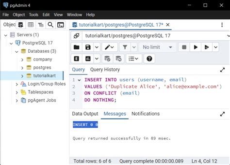 Postgresql Insert Row If Not Exists In Table