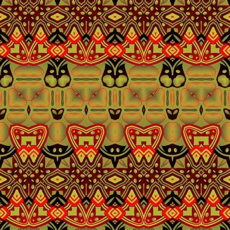 Premium Vector Seamless Background Pattern Decorative Geometric