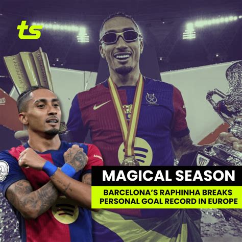 Magical Season Raphinha Breaks Personal Goal Record In Europe