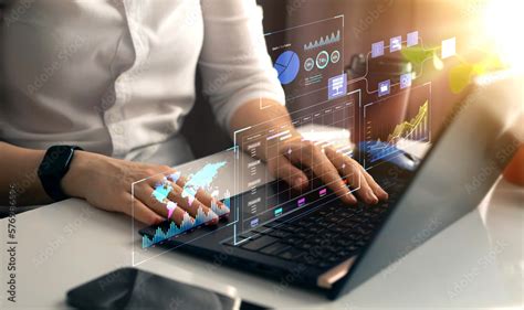 Performance Kpi Indicators And Digital Marketing Analysis Data Management And Business