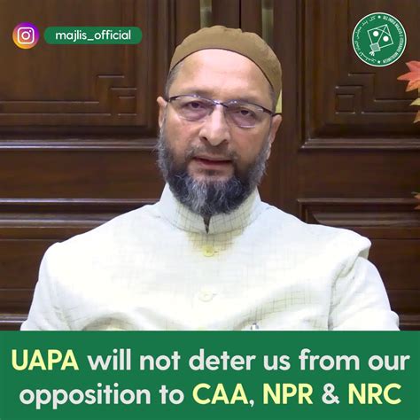 Asaduddin Owaisi Caa Ke Khilaaf Ehtejaaj Karne Walon Ko Badnaam Karne