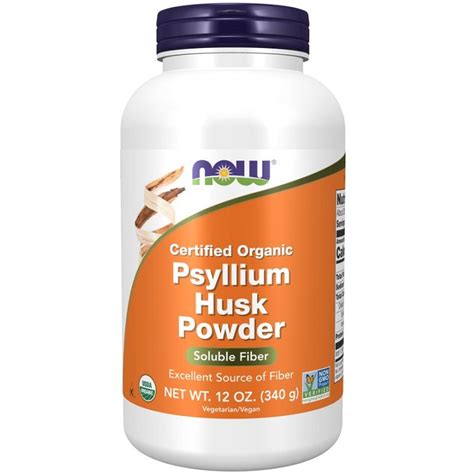 Now Foods Psyllium Husk Powder 340g Landys Chemist
