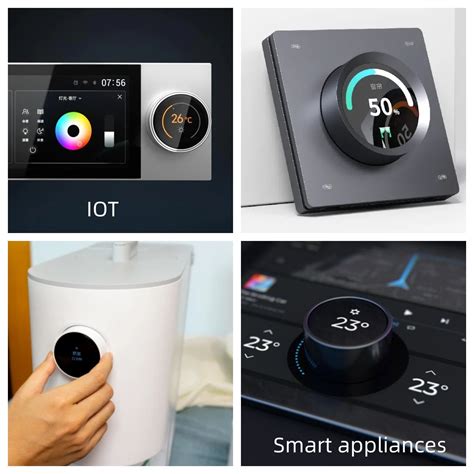 16 Inch 400x400 Uart Smart Circular Knob Display Screen Nisinopto