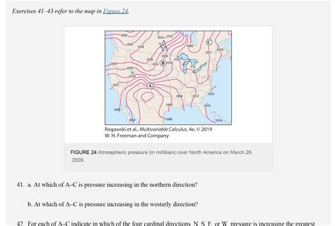 Exercises 41 43 Refer To The Map In Figure 24 W H