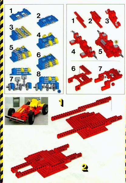 View Lego® Instruction 853 Auto Chassis Lego Instructions And