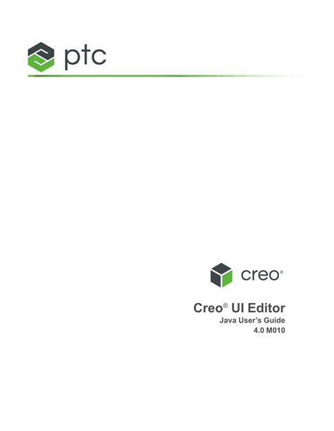 Pdf Creo® Ui Editor Wcmsfiles172146encreo4