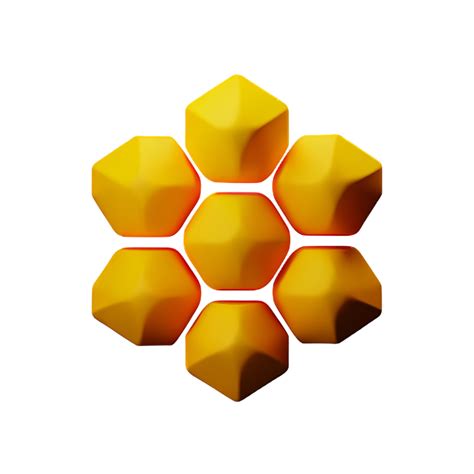 Panal 3d Representación Icono Ilustración 29254594 Png