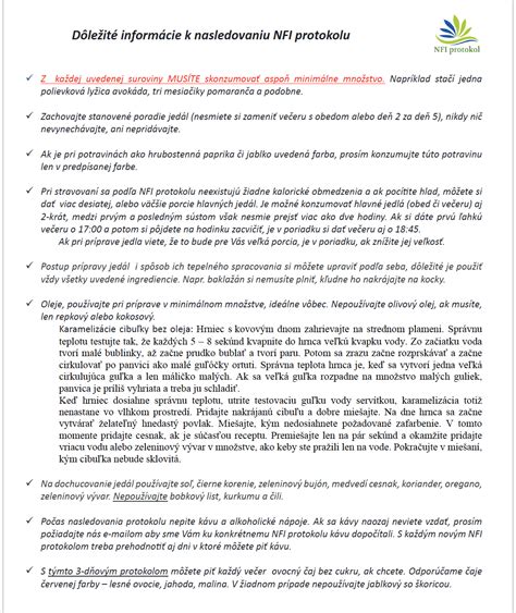 Example Of The Nfi Protocol Nfi Protokol