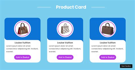 Product Card Responsive Codesandbox
