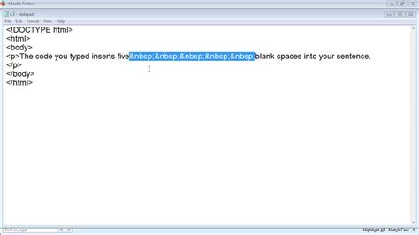 Add Space In Html Instructions Teachucomp Inc