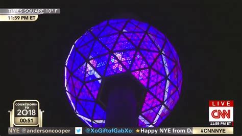 Happy New Year S Ball Drop Times Square Youtube