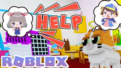 【roblox・ロブロックス】捕まったネコをコロペロネコが助けるロブロックス Youtube
