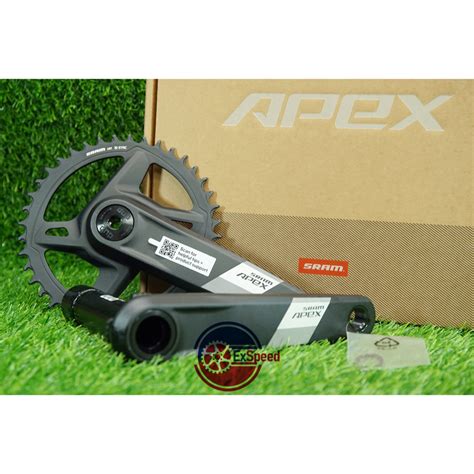 【速度極限】sram Apex 1 單盤寬版曲柄組 12s 40t 165 公路車 自行車 單車 北高 雙塔 武嶺 蝦皮購物