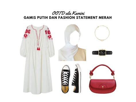Ide OOTD Gamis Putih Untuk Tampilan Yang Stylish