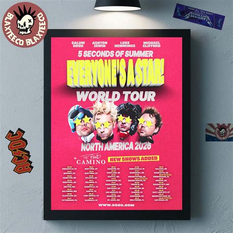 5 Seconds Of Summer Everyones A Star World Tour North America 2026