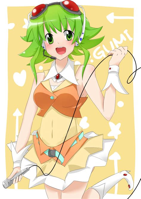 Gumi Vocaloid Drawn By Shiratori Serano Danbooru
