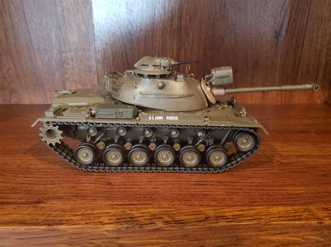 Us M48a3 Patton Tank Plastic Model Military Vehicle Kit 1 35