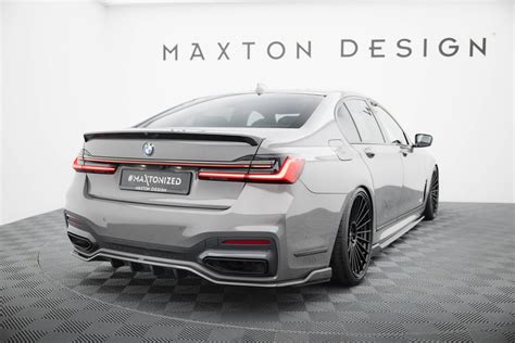 Maxton Design Carbon Fiber Rear Splitter Bmw Series 7 M Pack G11
