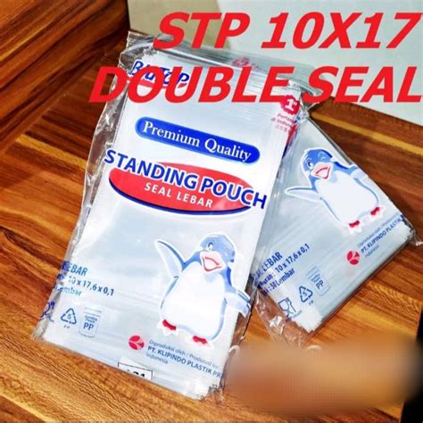 Jual Standing Pouch Plastik Zip Lock STP Ukuran 10x17 1pack 50pcs