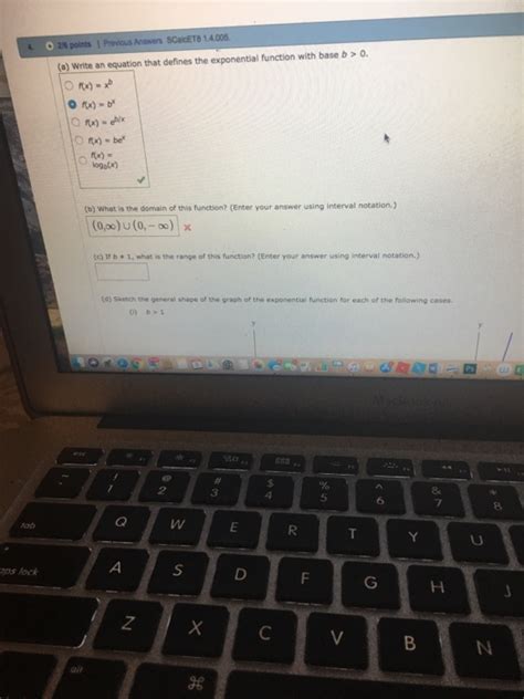 Solved Write An Equation That Defines The Exponential Chegg