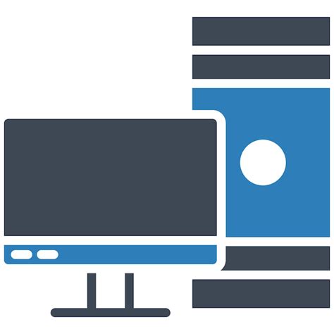 Premium Vector Workstation Vector Illustration Style