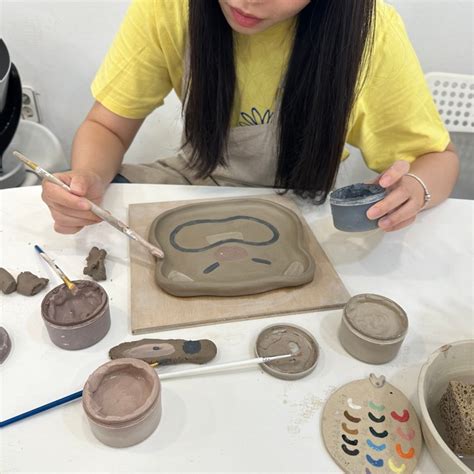 탱후기 잠실 도자기 공방 해움도자기 캐릭터 접시 만들기 네이버 블로그