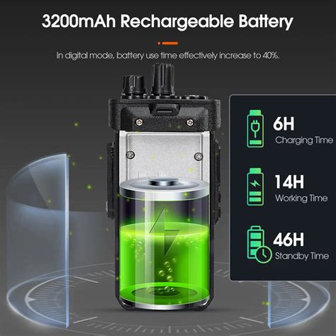 Retevis Rt29d 10w Dmr Walkie Talkie Long Range Powerful Bluetooth