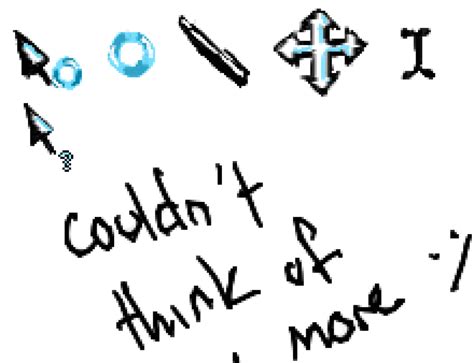 SkinPackTheme For WindowsDIM V TechnoBlue Cursor Pack