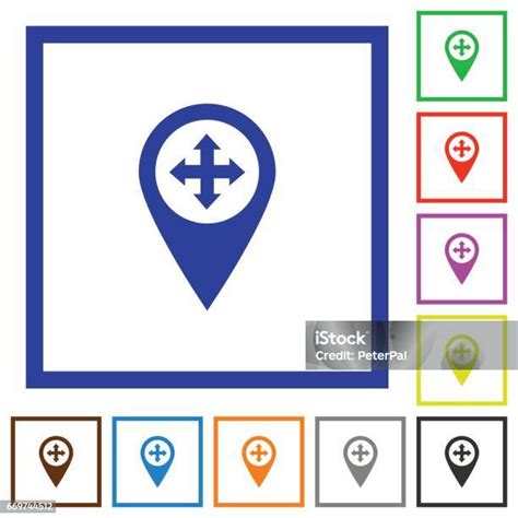 移動 Gps 地圖位置平面框架圖示向量圖形及更多位置描述圖片 位置描述 全球定位系統 全球性 Istock