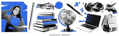 교육 및 복학을 주제로 한 일련의 스톡 벡터로열티 프리 2480355295 Shutterstock