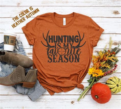 Hunting Is My Favorite Season Shirt Deer Season T Shirt Mens Fall