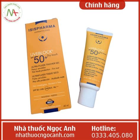 Kem Chống Nắng Isispharma Uveblock Spf50 Dry Touch Có Tốt Không