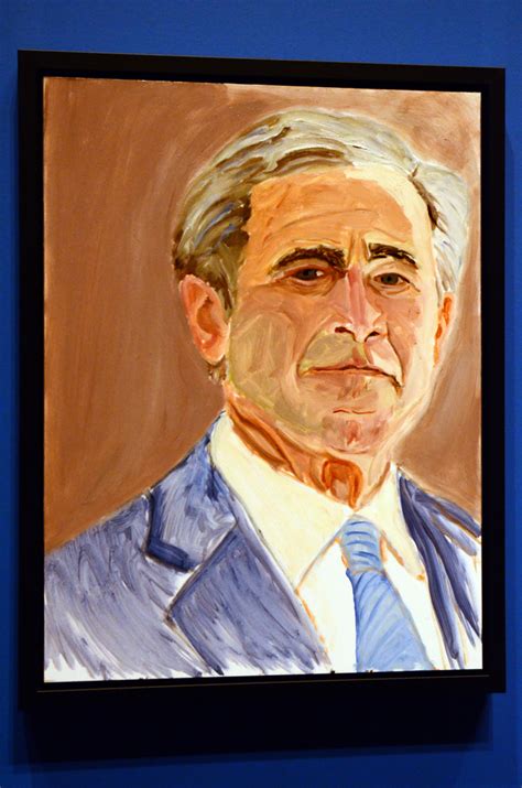 Portraits By George W Bush Go On Display Daily Mail Online