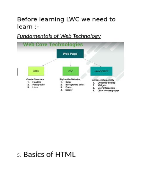 Html Css Js Notes For Lwc Pdf