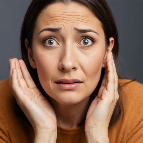 Powerful Scared Face Visuals For Conveying Fear And Shock Premium Ai