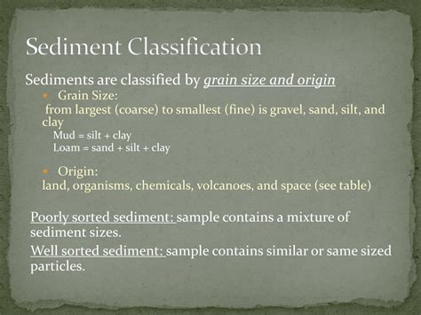 Ppt Chapter 14 Sediments Powerpoint Presentation Free Download Id