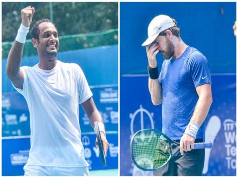Itf World Tennis Tour Ramkumar Digvijay To Clash In All Indian Final Prajwal Karteek Win