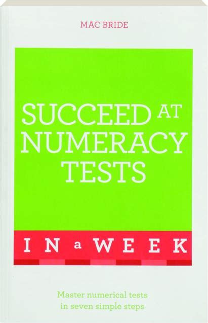 Succeed At Numeracy Tests In A Week