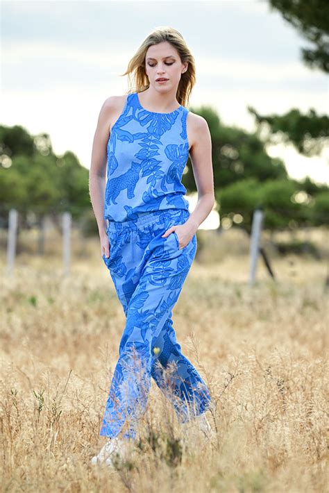 Tank Top Life In Colors Blue Lassurenas