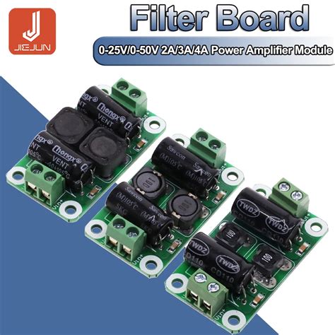 Dc Power Filter Board 0 25v 0 50v 2a 3a 4a Class D Power Amplifier Module Interference