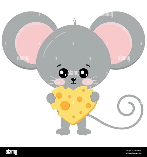 Cute Girl Mouse Cartoon